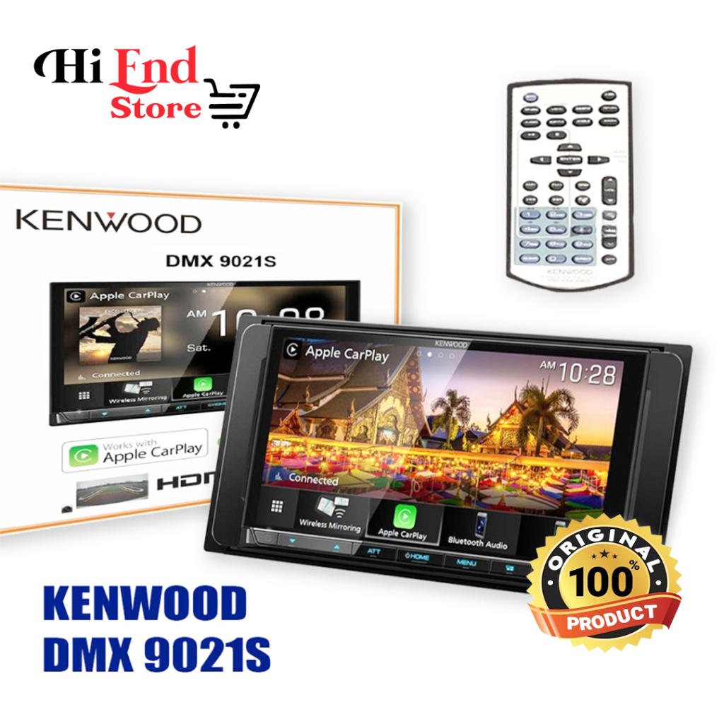 Jual KENWOOD Head Unit DMX 9021S Double Din Apple Android | Shopee Indonesia