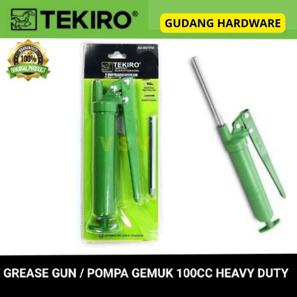 Jual tekiro Grease gun / pompa gemuk 100cc heavy duty ( jaminan 100% ...