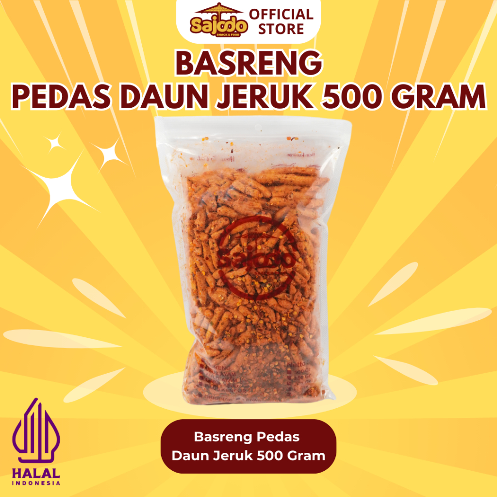 Jual SAJODO SNACK - BASRENG PEDAS DAUN JERUK VIRAL [ETALASE BARU ...
