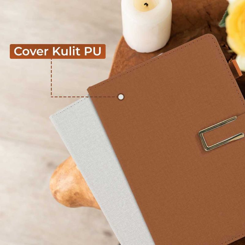 Jual Notebook Kulit Bisnis Tebal A5 Desain Artistik Sederhana Cocok ...