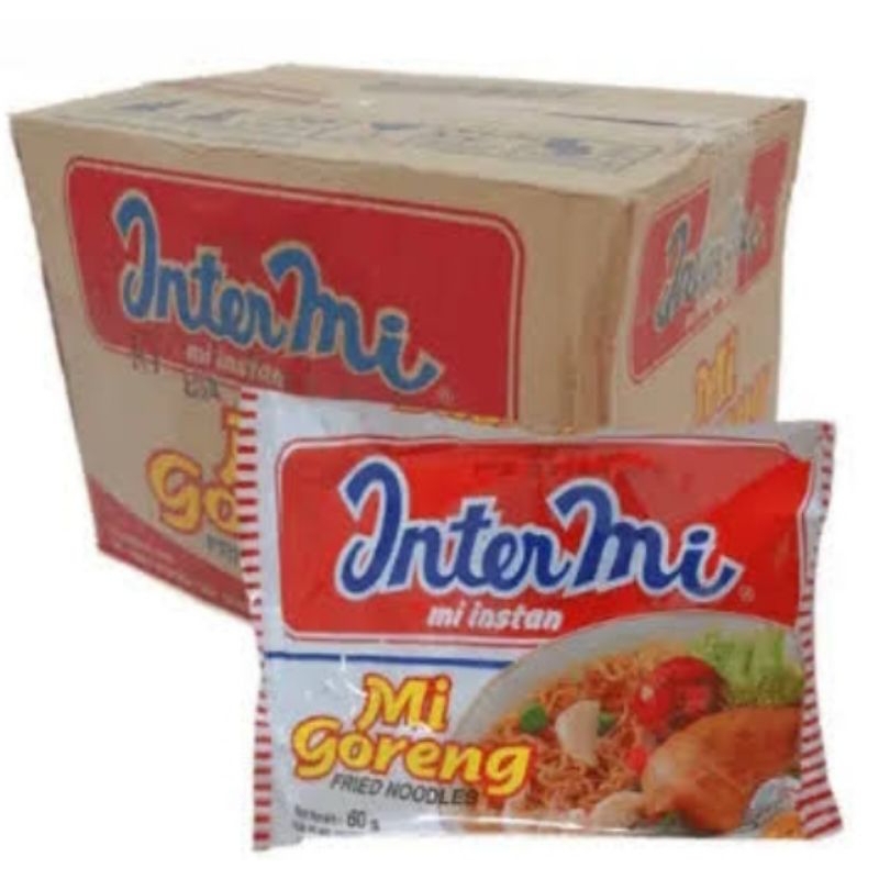 Jual Intermie Mie Goreng 1 dus isi 40 pcs Mi instan goreng | Shopee ...