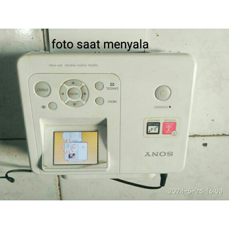 Jual printer selphy Sony model DPP-FP65, SECOND, tidak berputar ...