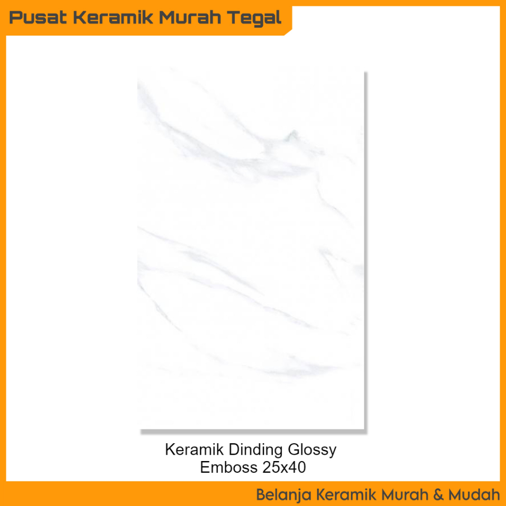Jual Keramik Dinding Mengkilap 25x40 Calabria Grey Motif Marmer Putih ...