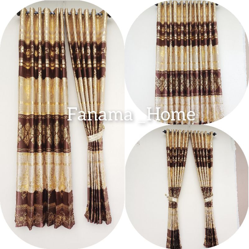 Jual GORDEN JENDELA PANJANG 240 CM SEKATAN RUANG TAMU RUMAH ...