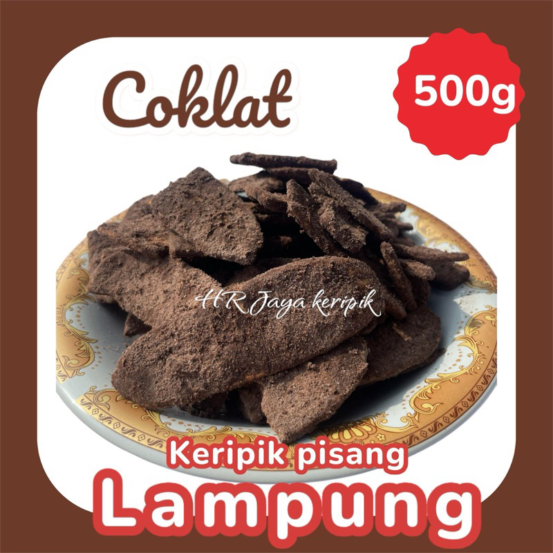 Jual PROMO 500g keripik pisang coklat lampung & aneka rasa khas lampung ...