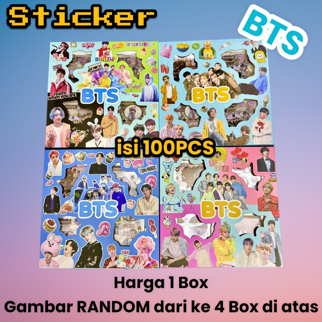 Jual Sticker MOMO Isi 100 Lembar Stiker Waterproof Botol Minum Tumblr ...