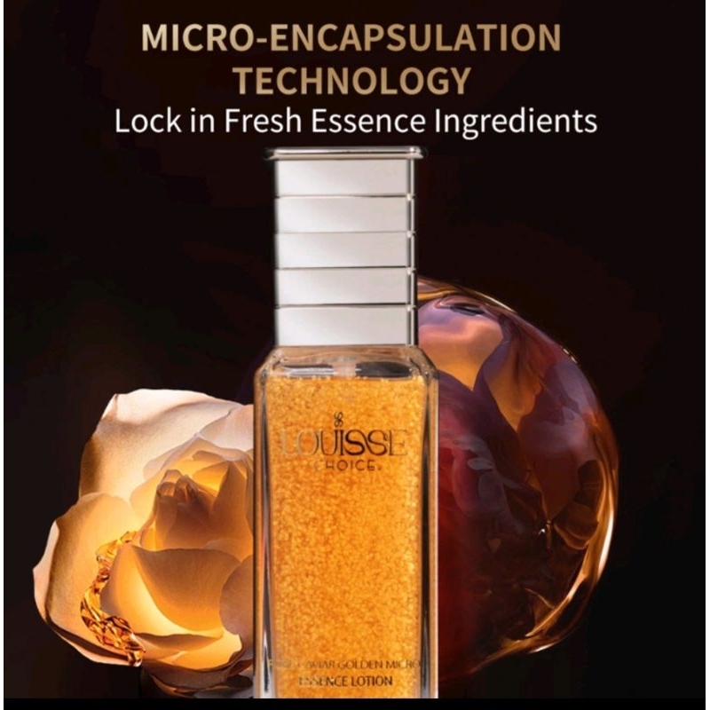Jual LOUISSE CHOICE //ROSE CAVIAR GOLDEN MICRO ESSENCE LOTION 100ml | Shopee Indonesia