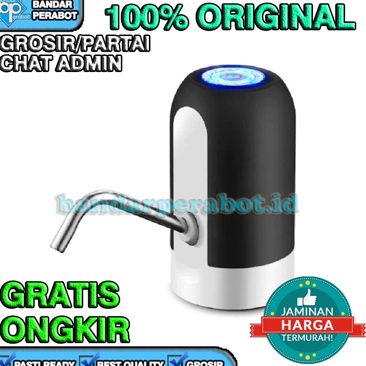 Jual BP DISPENSER POMPA AIR GALON ELEKTRIK LISTRIK ELECTRIC USB LED ...