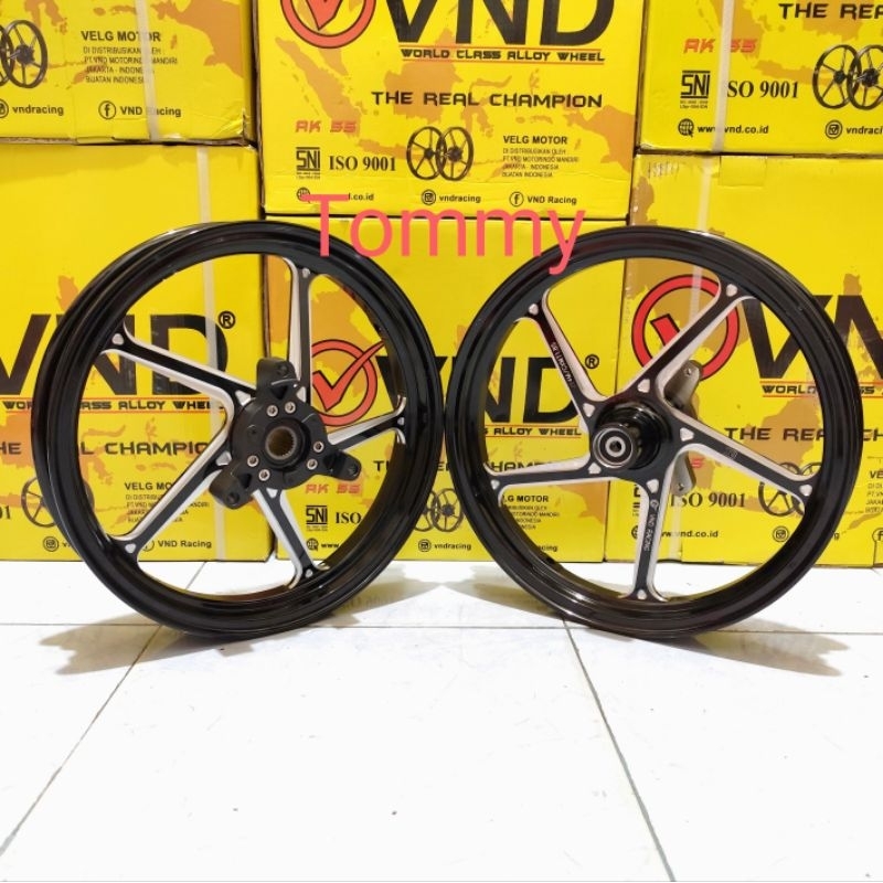 Jual Velg VND AK 55 Ring 14 Aerox 155 Nmax New Turbo Neo Nmax Old pelek VND Ak55 lebar 185 ...