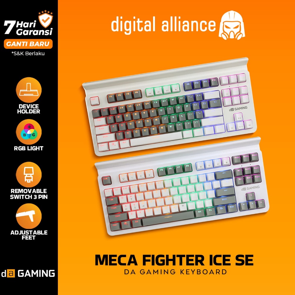 Jual KODE R3R Keyboard Gaming Digital Alliance TKL SE RGB Mechanical ...