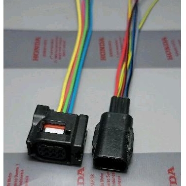 Jual KABEL SOKET SENSOR CKP MALE FEMALE PIN 6 HONDA NEW BIT VARIO ...