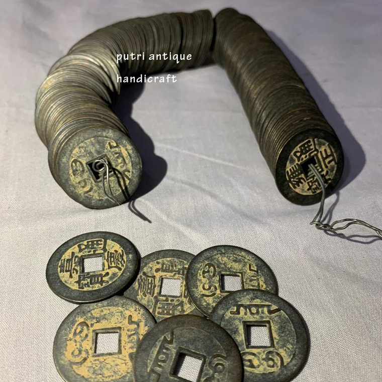 Jual Uang Kepeng Pis Bolong Asli Hitam Besar China Keluaran Baru/Logam ...