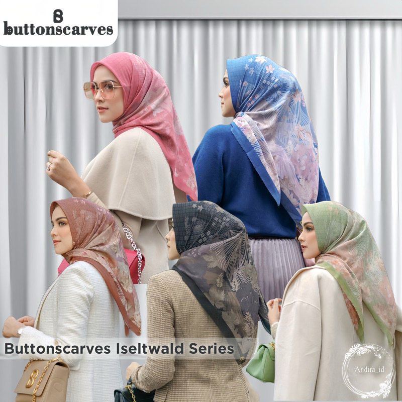 Jual NEW Buttonscarves Iseltwald series black | Shopee Indonesia
