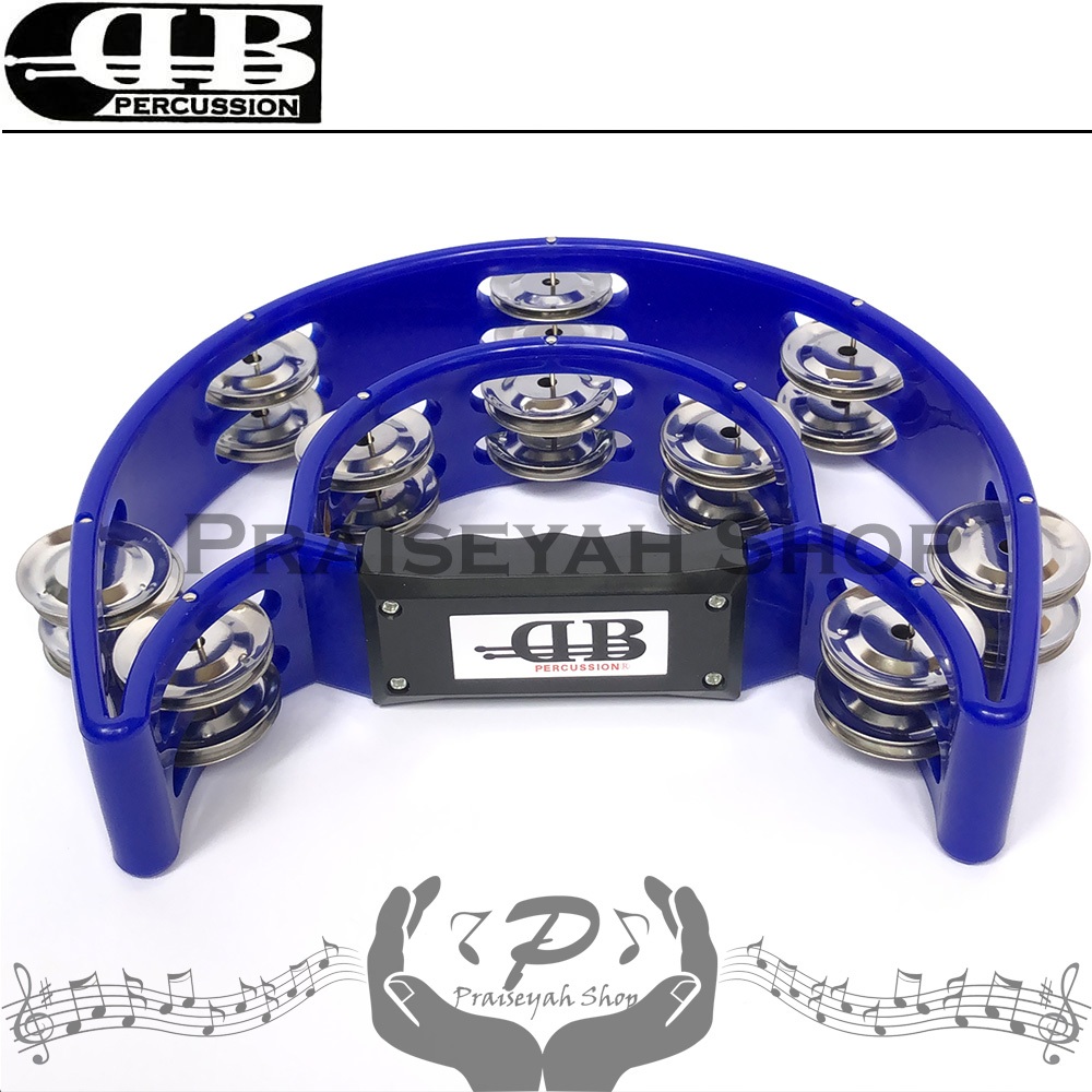 Jual Tamborin Kecrekan Drum DB Percussion Perkusi Biru | Shopee Indonesia
