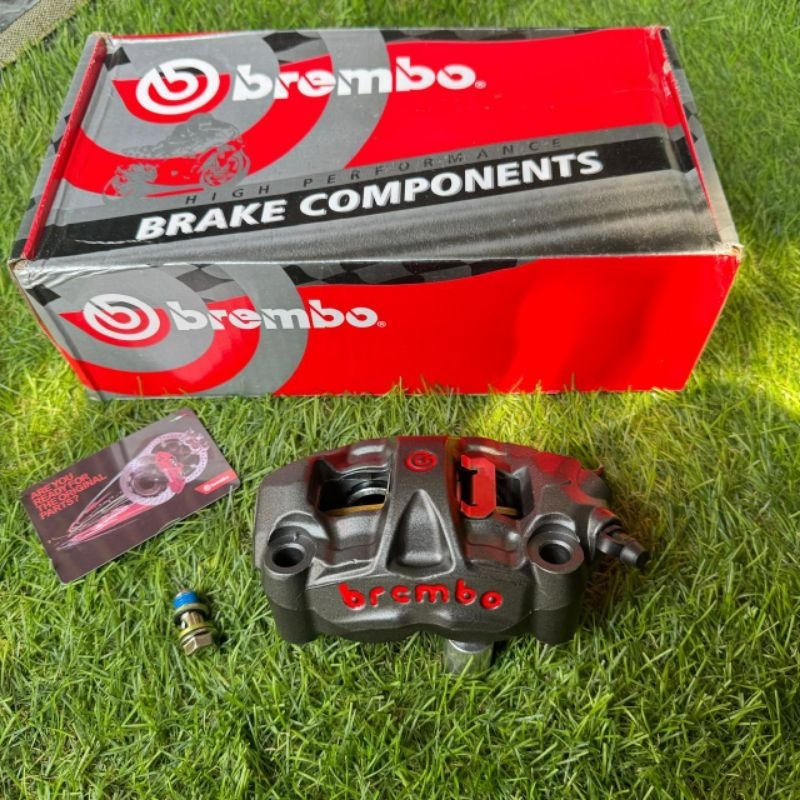 Jual Kaliper Brembo M5 caliper Depan Brembo M5 import Kaliper Brembo 4P A1 Set braket Mp,tiger ...