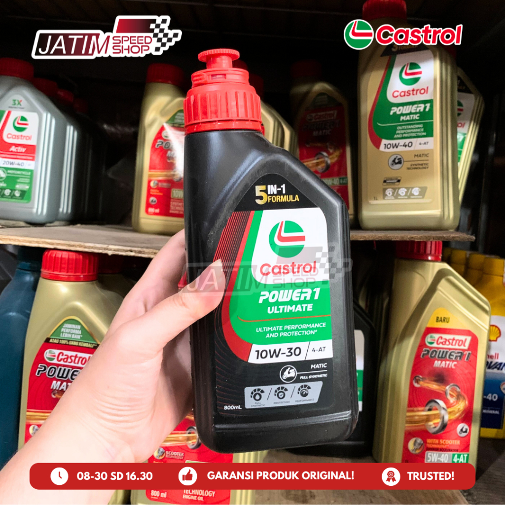 Jual Castrol Power 1 Ultimate Matic 4T 10W-30 Untuk Motor Matic 800ML/0 ...