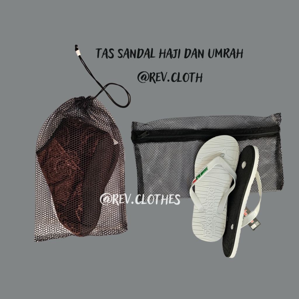 Jual Tas Jaring Jala Tas Sandal dan Sepatu Umroh Perlengkapan Haji Dan ...