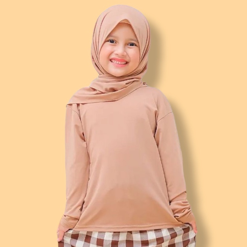 Jual Manset Spandek anak Usia 4-15 Tahun / Manset Anak Perempuan lengan ...