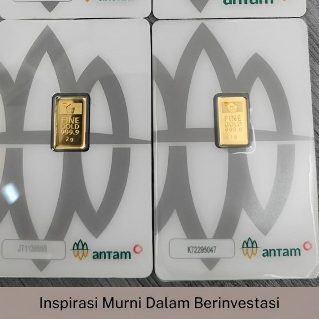 Jual Logam Mulia (LM) Antam Press Card 1gr & 2gr Asli Fine Gold 999.9% ...