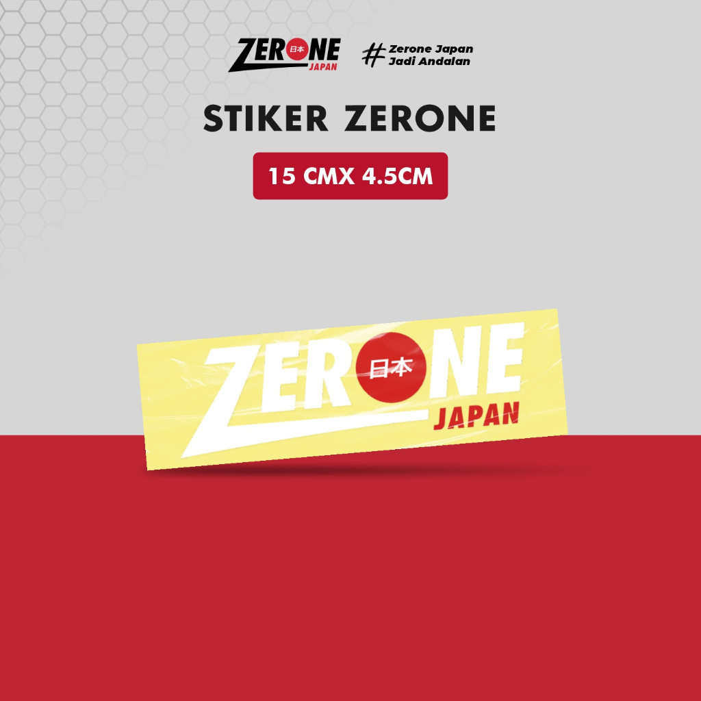 Jual Zerone Japan Stiker Motor & Mobil [ Zerone Japan ] Original | Shopee Indonesia