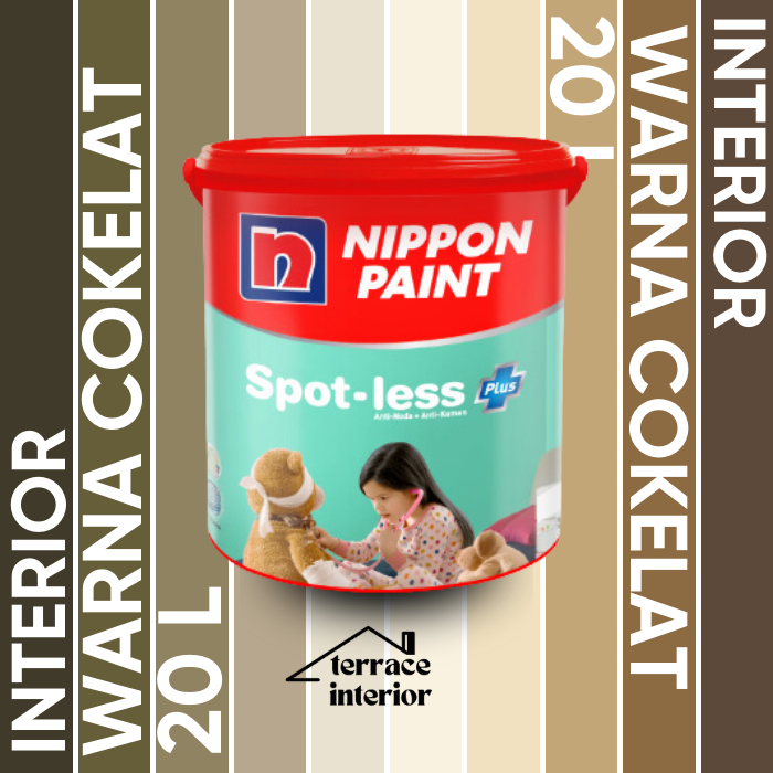 Jual Cat Tembok Spotless Plus Nippon Paint Interior Warna Cokelat 20 ...
