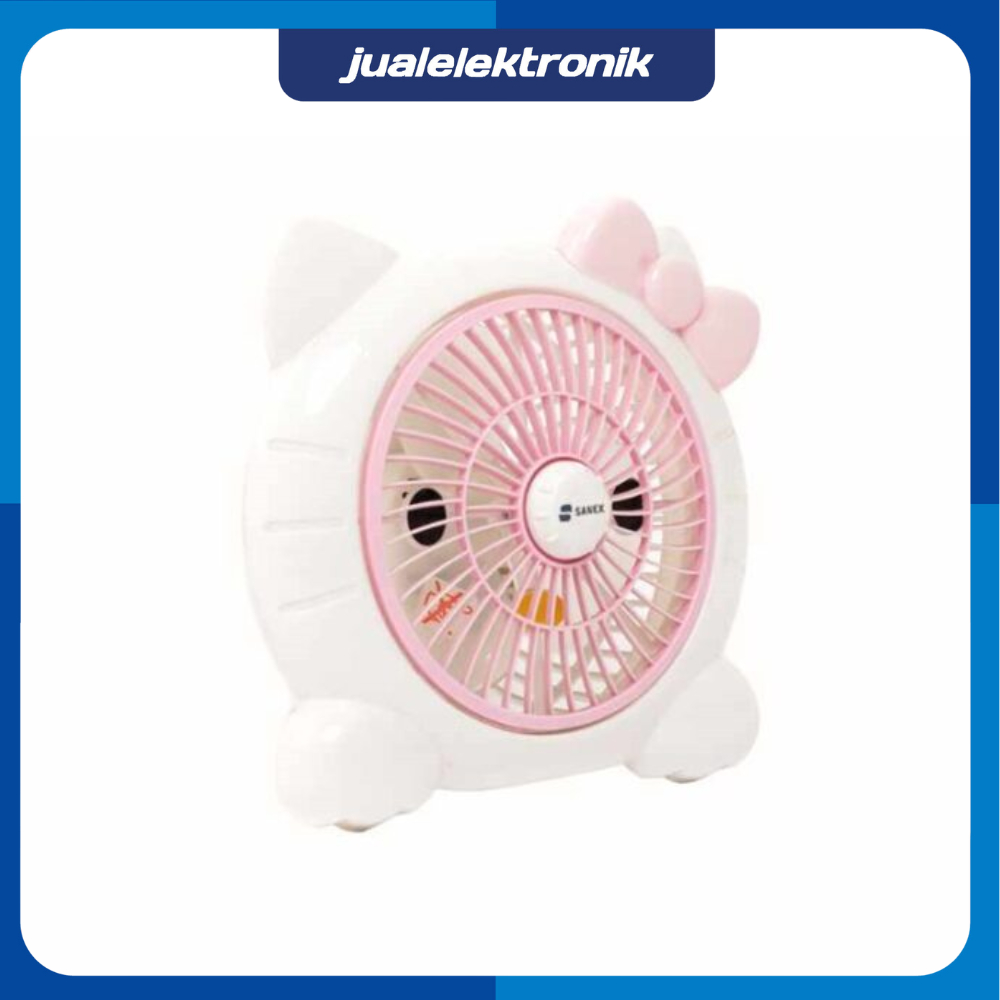 Jual Sanex KK-803H KK803H Desk Fan Kipas Angin Meja Karakter Hello Kitty Pink | Shopee Indonesia