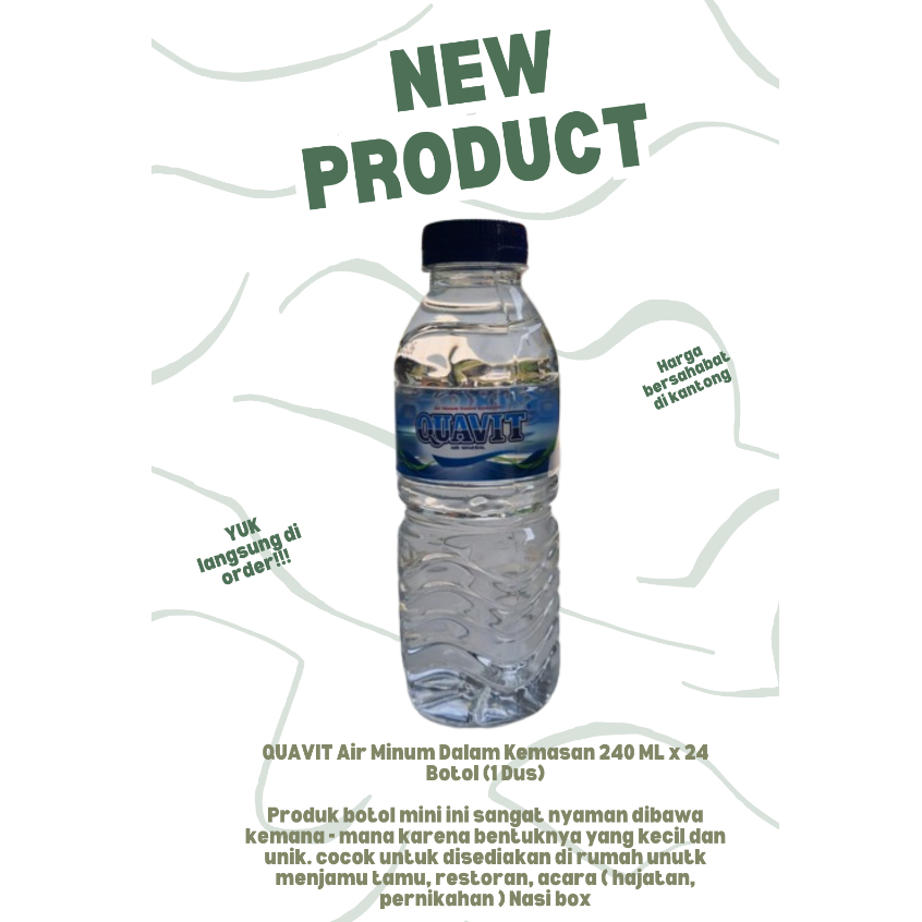 Jual Quavit Air mineral 240ML 1 dus | Shopee Indonesia