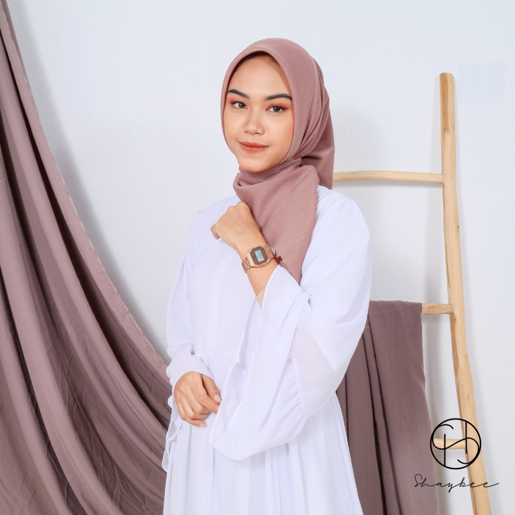 Jual Shaybee.id | Hijab Segiempat Laser Cut | Hijab Daily Voal Nayla ...
