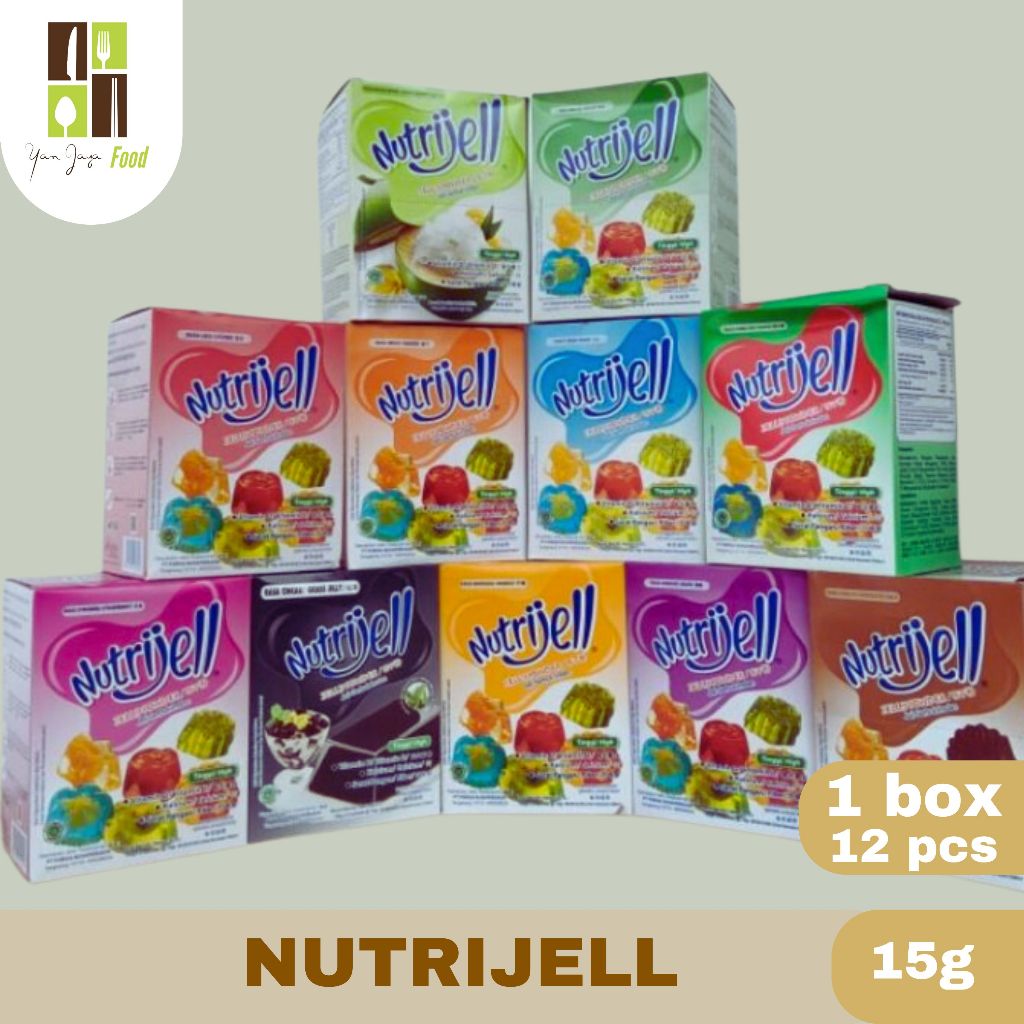 Jual Nutrijel/Agar-Agar/Puding Kemasan Regular 15/30 g 1BOX/12PCS ...