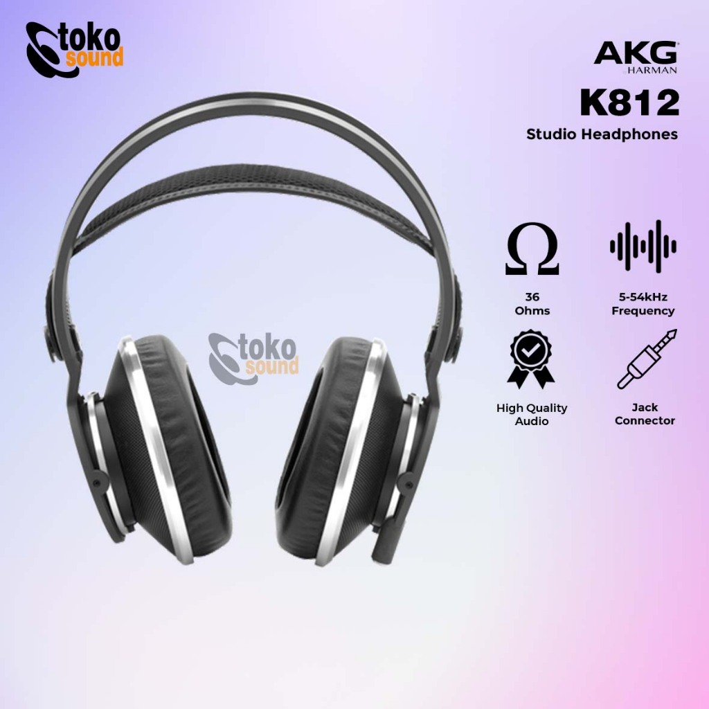 Jual AKG K812 K 812 - Over Ear Closed Back Foldable Studio Headphones | Shopee Indonesia