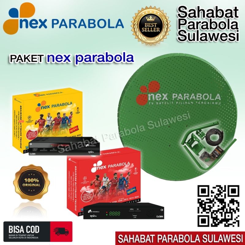Jual PAKET NEX PARABOLA SET LENGKAP SIAP NONTON ORIGINAL | Shopee Indonesia