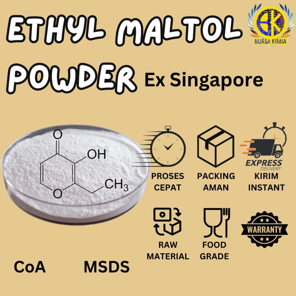 Jual Ethyl Maltol Powder Ex Singapore Original 1 KG | Shopee Indonesia