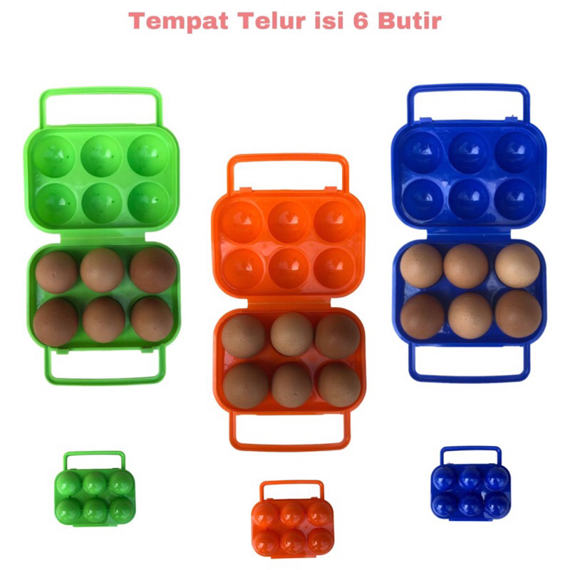 Jual Tempat Telur Wadah Telor Isi 6 Telur Egg Box | Shopee Indonesia