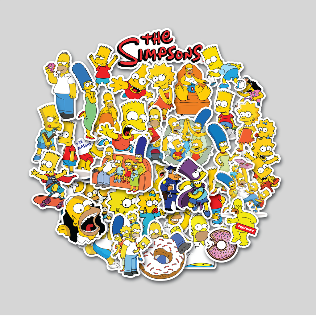 Jual STICKER PACK THE SIMPSONS | STICKER TUMBLER | STIKER LAPTOP KOPER ...