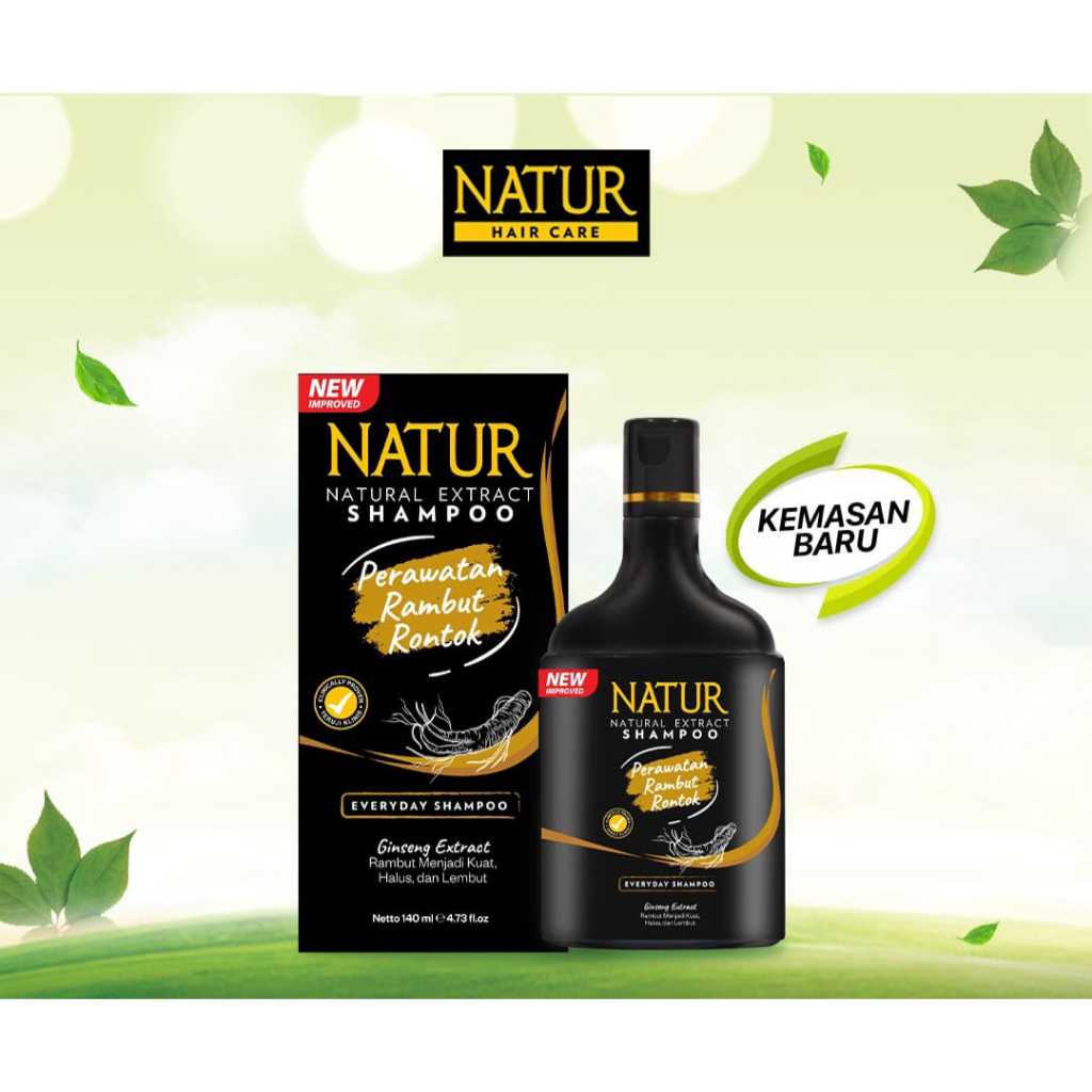 Jual Natur Shampoo Ginseng 80 ml - 140 ml - 270 ml - Untuk Rambut ...