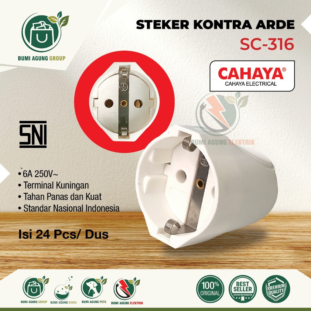 Jual Cahaya Steker kontra arde SC-316 dutron kontra ARDE DH-SKA-01 ...
