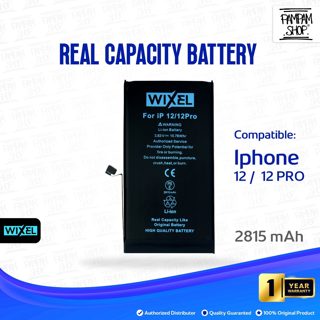 Jual WIXEL ORIGINAL Baterai Iphone 12 / 12 PRO Batre Batrai Battery ...