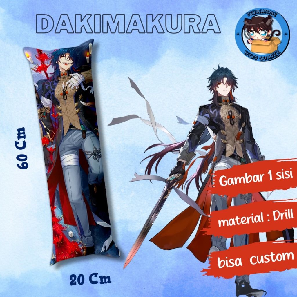 Jual dakimakura / guling anime blade honkai star rail part 2 / ukuran ...