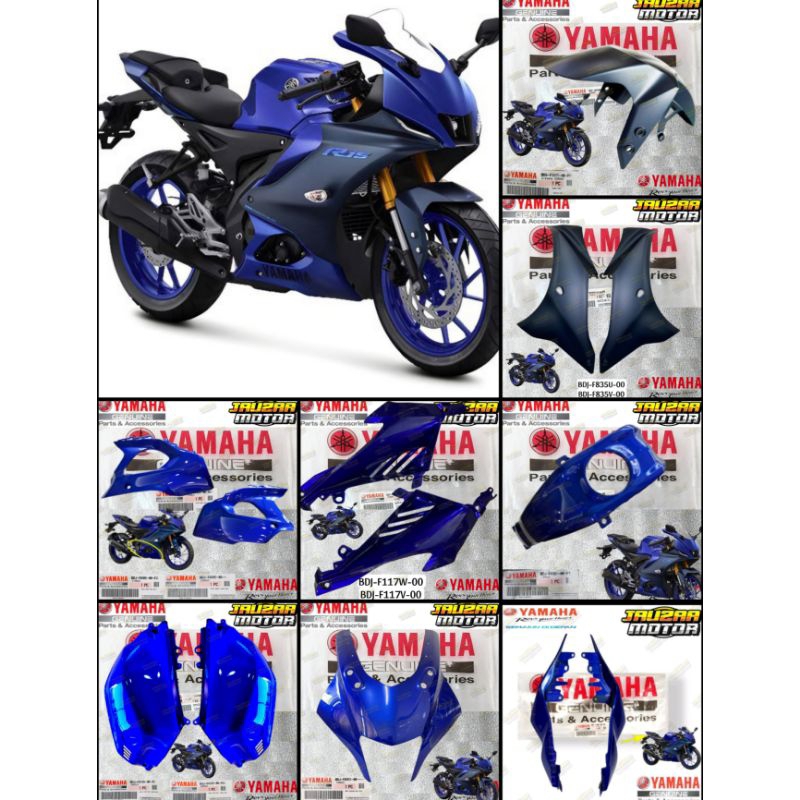 Jual COVER BODY HALUS R15 M R15 V4 BIRU ORIGINAL YAMAHA | Shopee Indonesia