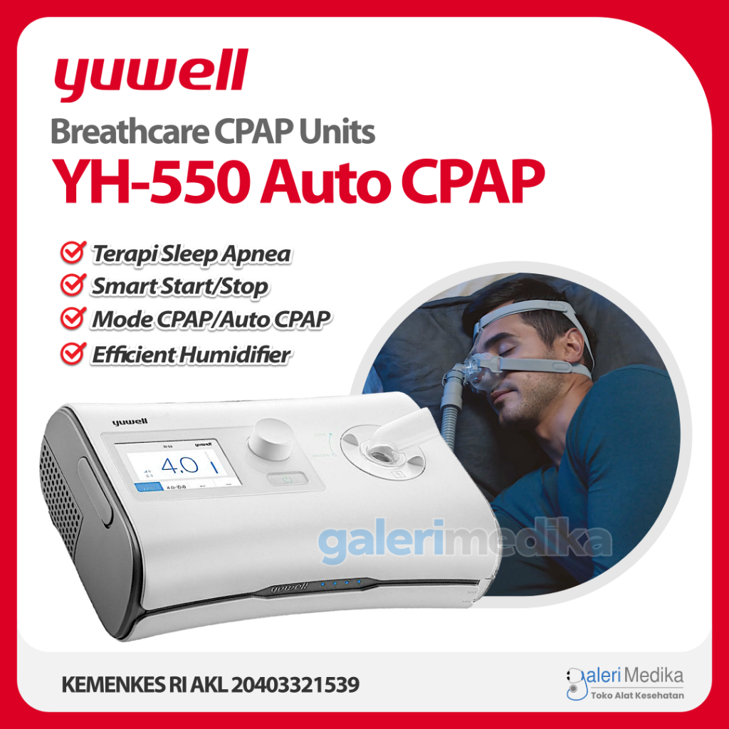 Jual Yuwell YH-550 Auto CPAP untuk Sleep Apnea / Yuwell YH 550 Auto ...