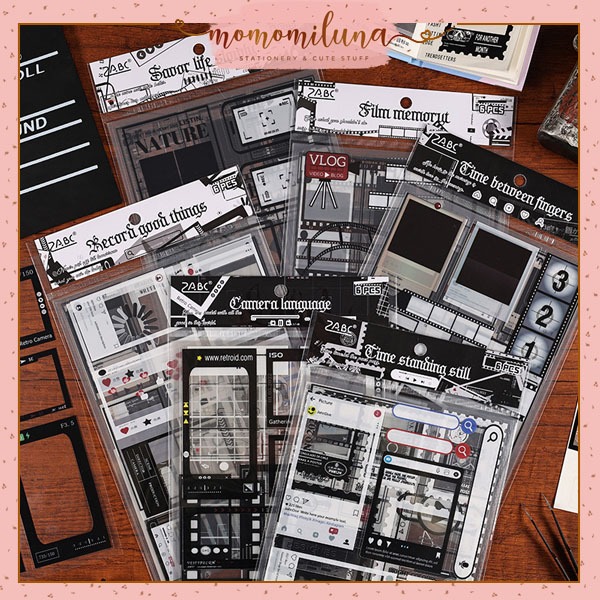 Jual 1 set 6 lembar time treasure sticker deco stiker aesthetic ...