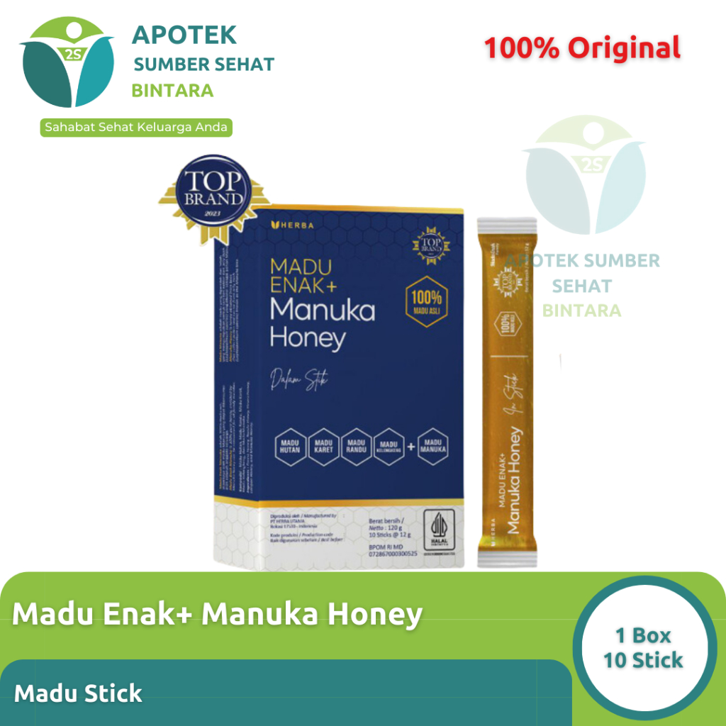 Jual Madu Enak+ Manuka Honey Stick 1 Box | Shopee Indonesia