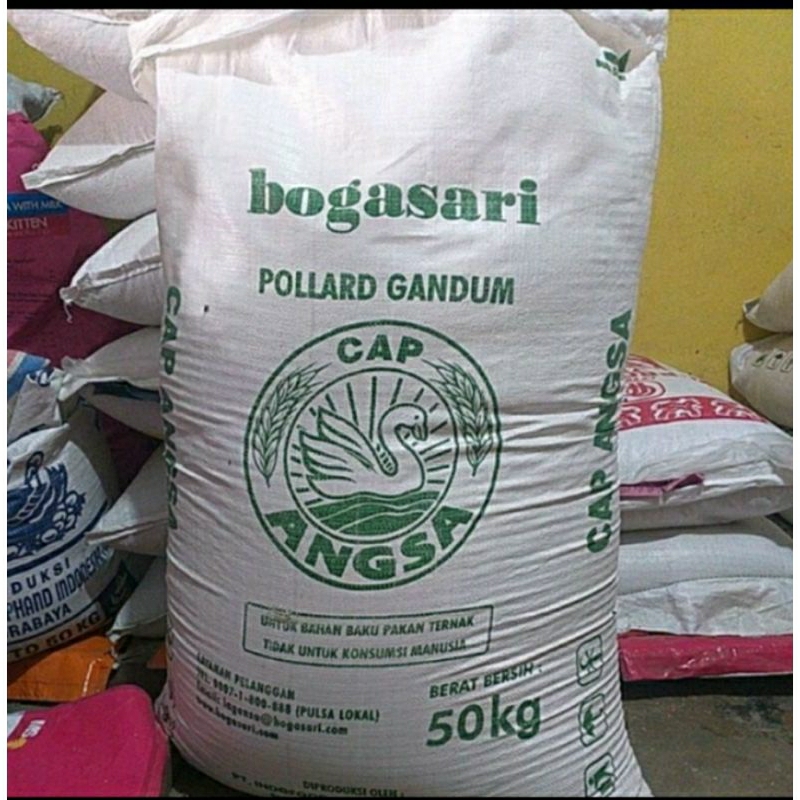 Jual Pollard Bogasari Cap Angsa Polar 30Kg Pakan Unggas Dan Ruminansia ...