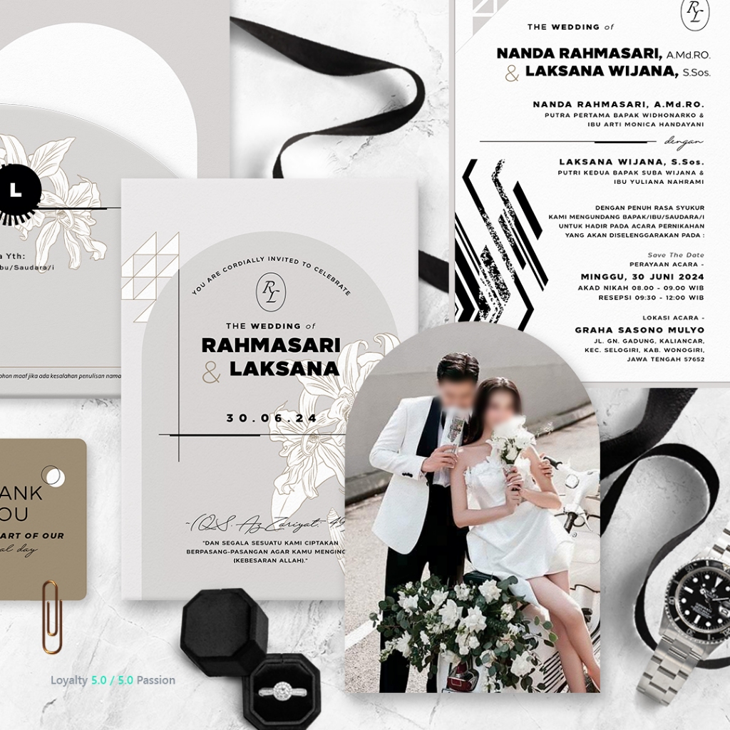 Jual Undangan Aesthetic. Undangan Pernikahan Murah. Undangan Pernikahan ...