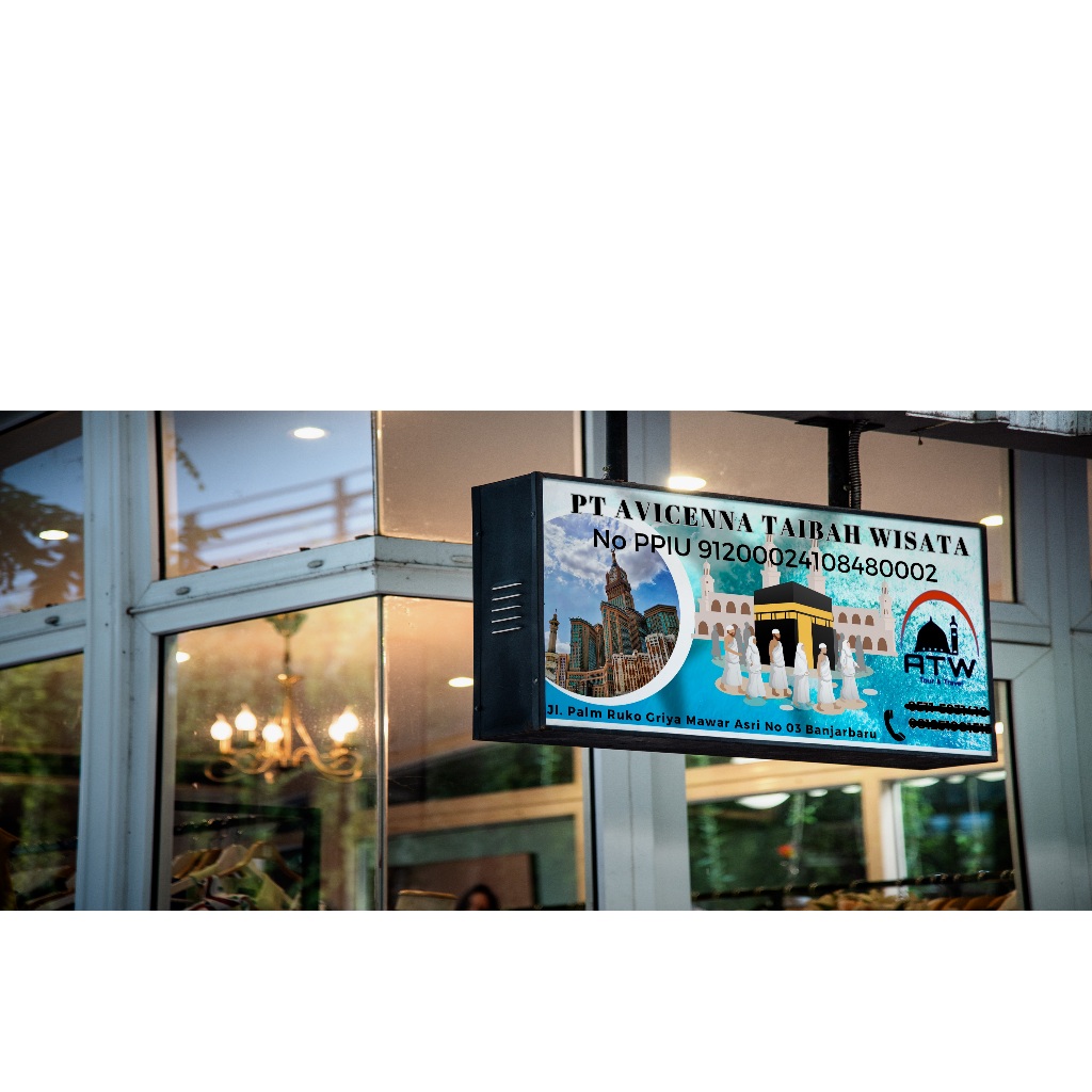 Jual [NEON BOX AKRILIK] - Bentuk Persegi 40 x 120 cm 1 sisi, 2 sisi ...