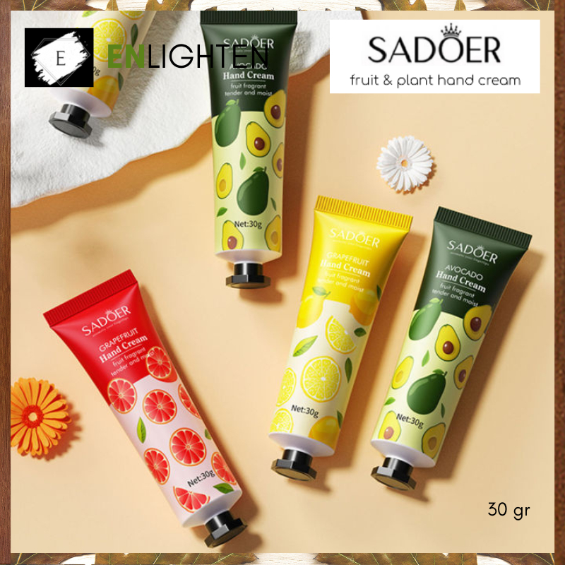 Jual SADOER Hand Cream 30gr Moisturizing Soft Fruit Lotion Krim Pelembab Tangan SR007 | Shopee ...