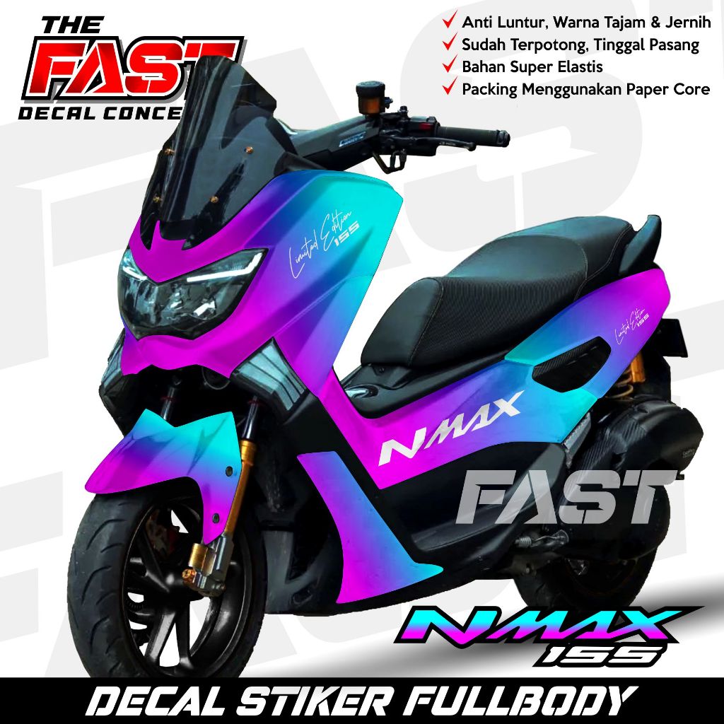 Jual Decal Sticker Yamaha Nmax 155 Old Fullbody 2015-2019 Bunglon Decal ...