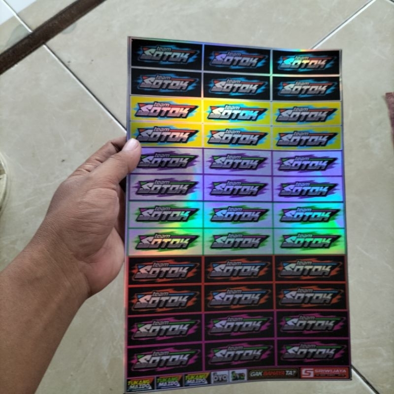 Jual STIKER SINAR MUSIC | STIKER BREWOG | STIKER TEAM SOTOK | STIKER ...