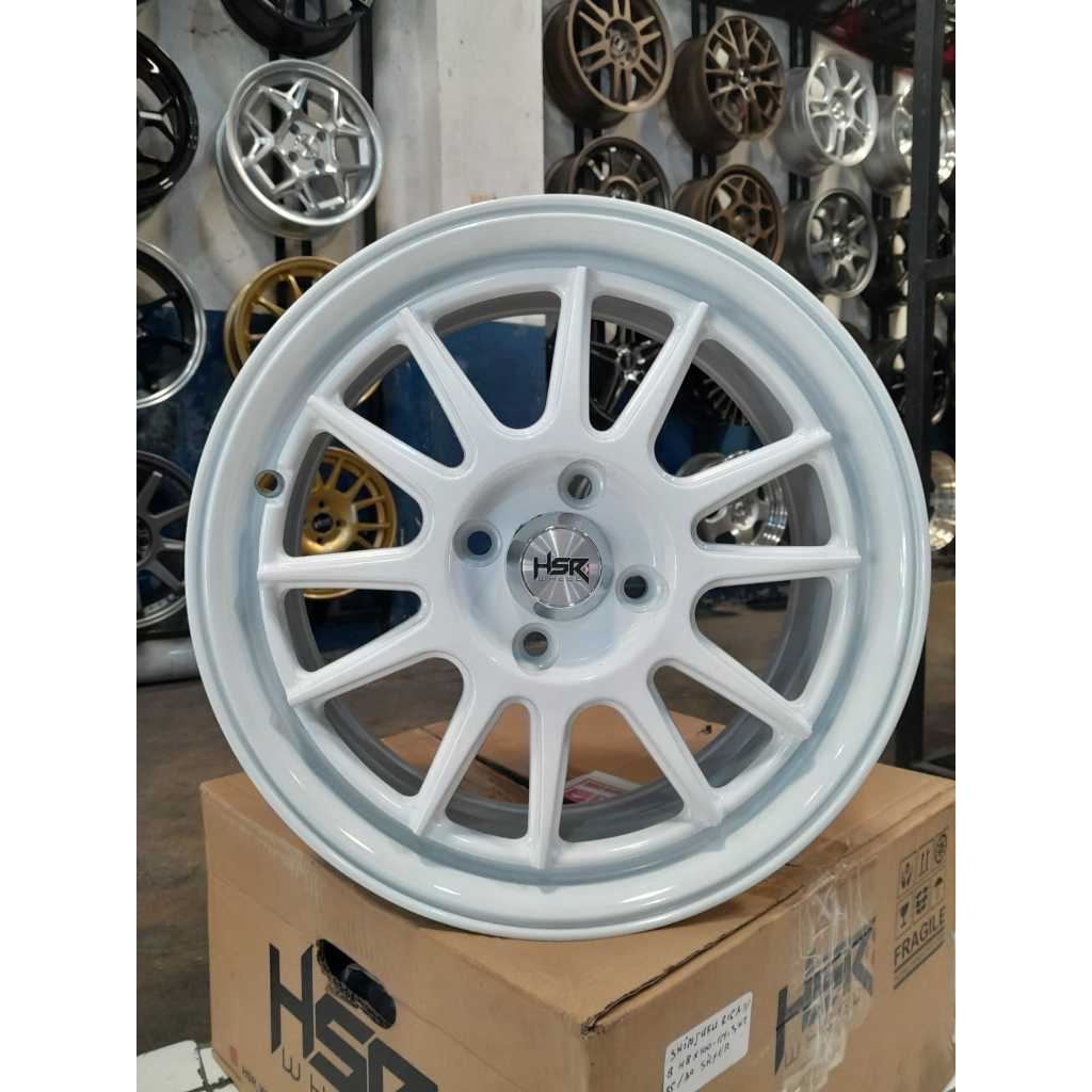 Jual Velg New Agya Sigra City Vios Datsun March Ring 15 Velg Mobil HSR ENDE Lubang 4 Pcd 4x100 ...