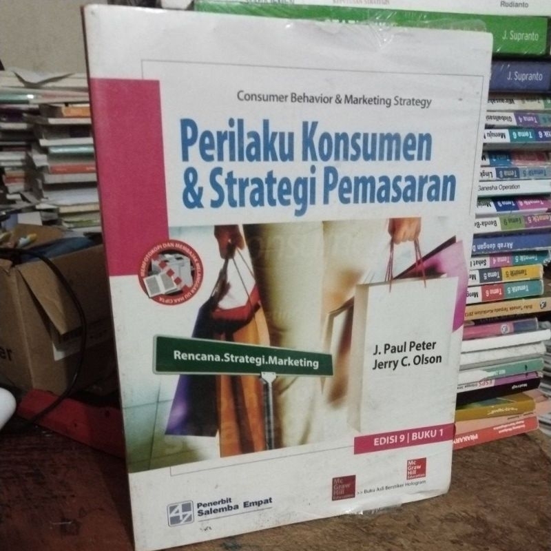 Jual buku original perilaku konsumen dan strategi pemasaran edisi 9 buku 1 | Shopee Indonesia